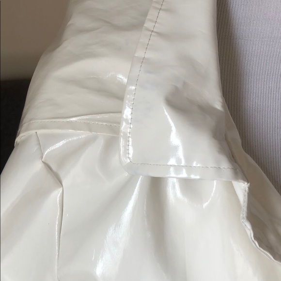 Jane Post | Jackets & Coats | Jane Post White Polka Dot Raincoat 25 ...